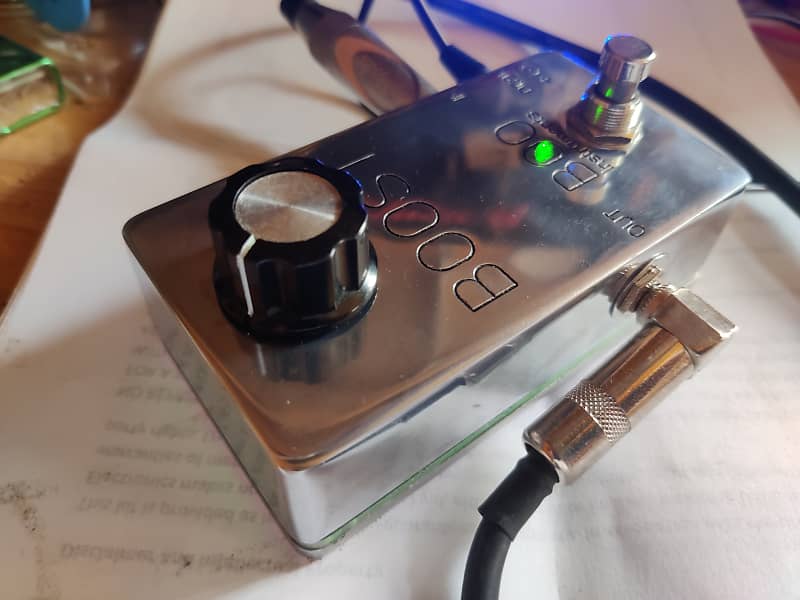 Boo Instruments Transparent Boost handmade in England | Reverb