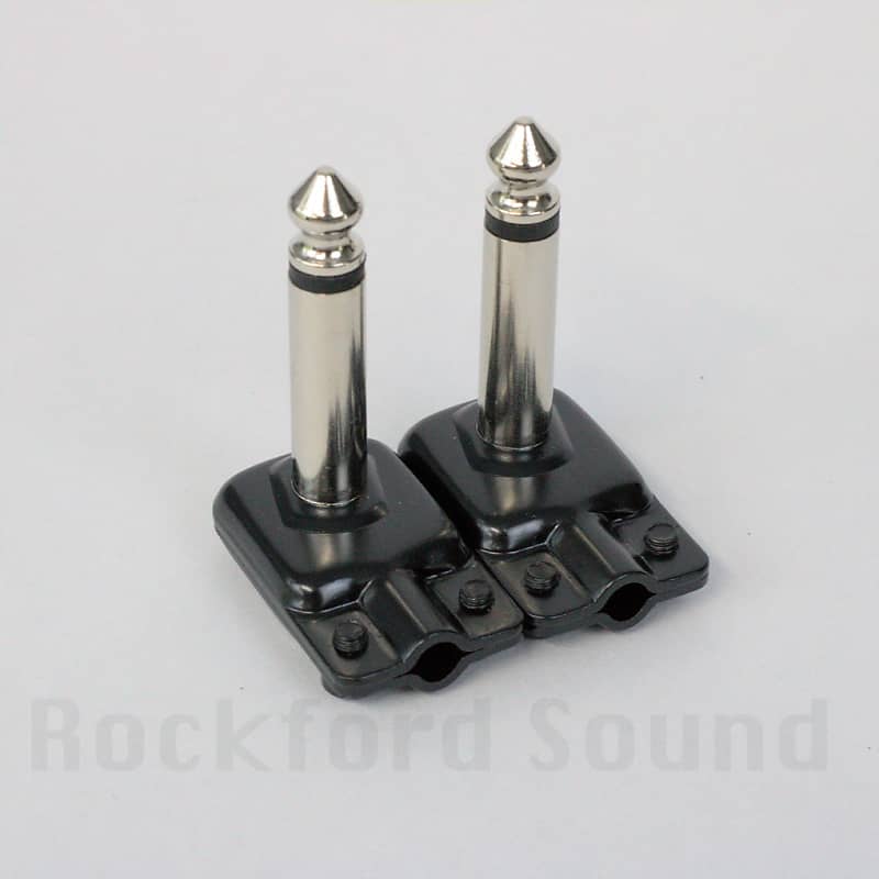 Squareplug SP400BK – 2 pcs Low-Profile ¼” Right Angle Pancake | Reverb