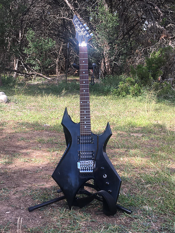 BC Rich Warlock NJ Series 1989 Black | Reverb