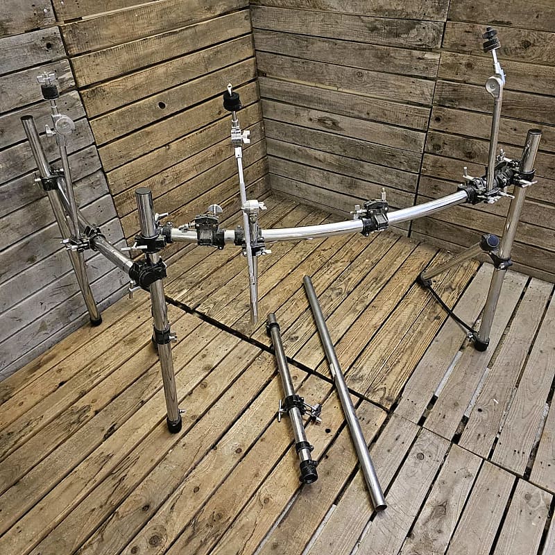 Dixon Drum Rack Inc Cymbal Arms And Extra Bars USED! | Reverb UK