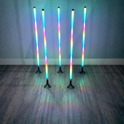 RGB LED Wireless Rechargeable 50" Tube Light for Photo Video | Reverb