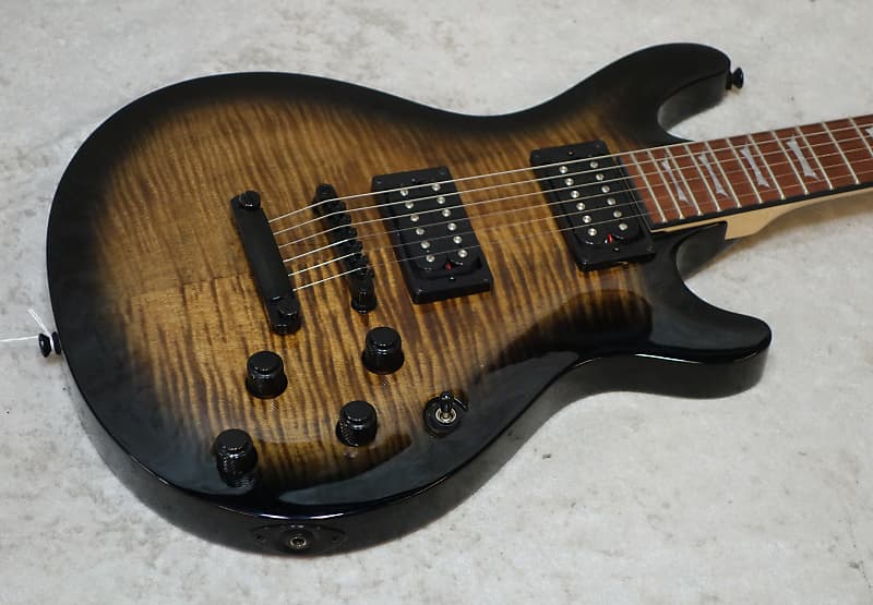 2018 Dean Icon X Flame Top guitar in charcoal burst | Reverb