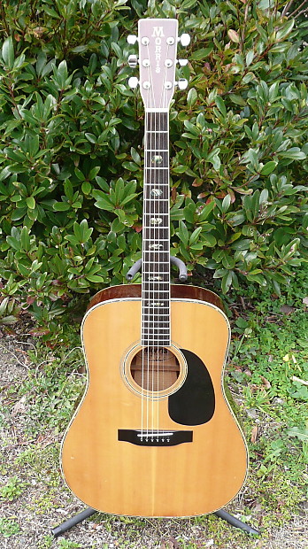 Morris W40 Brazilian Rosewood Super Low Action 1970's Natural | Reverb