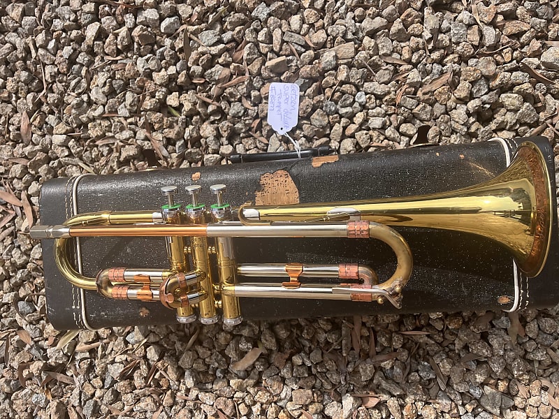 Getzen Super Deluxe Tone Balanced Trumpet 1950's - Tricolour: | Reverb