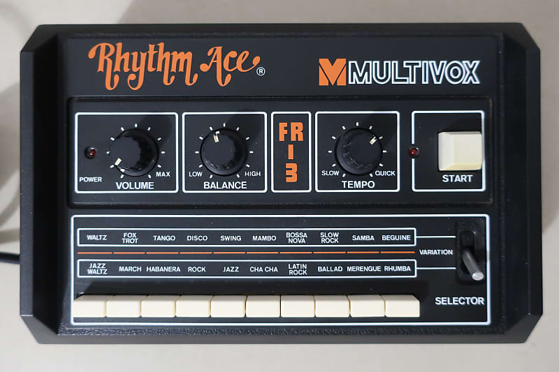 Vintage 1970s Multivox Rhythm Ace FR-3 Drum Machine Old | Reverb
