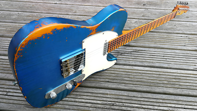 Tele Relic Lake P Blue Over Bscotch. FREE POSTAGE !! Vtt | Reverb