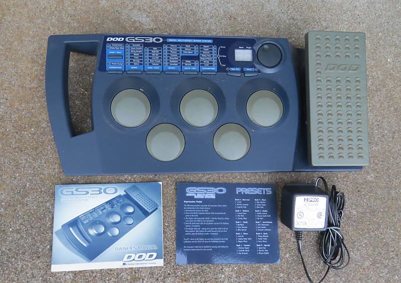 DOD GS30 Digital Multi-Effect Guitar System 1990's EFX | Reverb