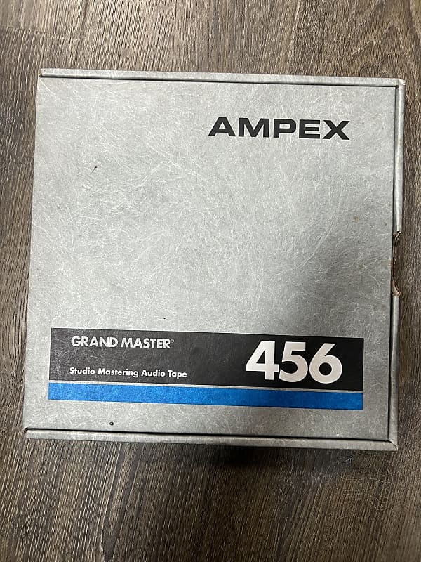 Ampex 456 grand master studio mastering tape 1” 80s | Reverb