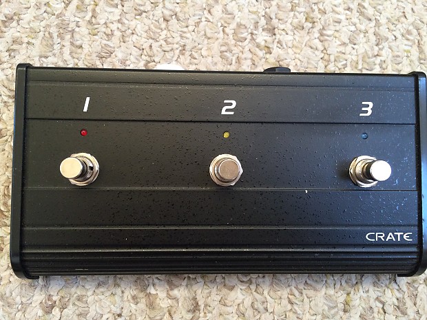 Crate OEM CFP3 CFS3 3 Button Footswitch 4 Crate Amps Metal | Reverb