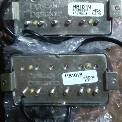 Duncan Designed HB101N HB101B Chrome humbuckers | Reverb Australia