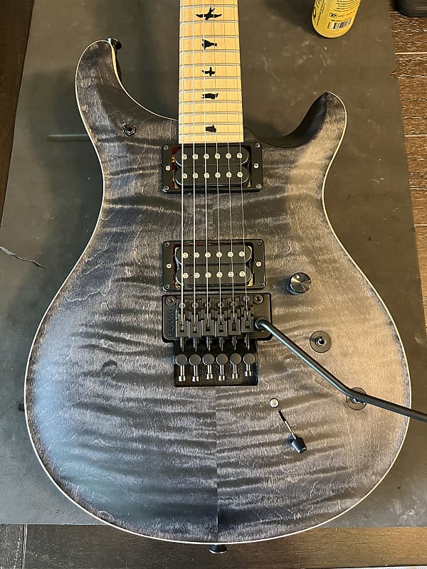 PRS Dustie Warning [Modded] 2021 - Trans Black / Grey | Reverb