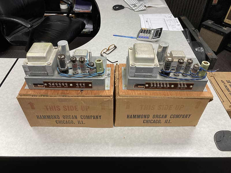 (2) New Old Stock Hammond Reverberation Unit Kit Tube Amp | Reverb