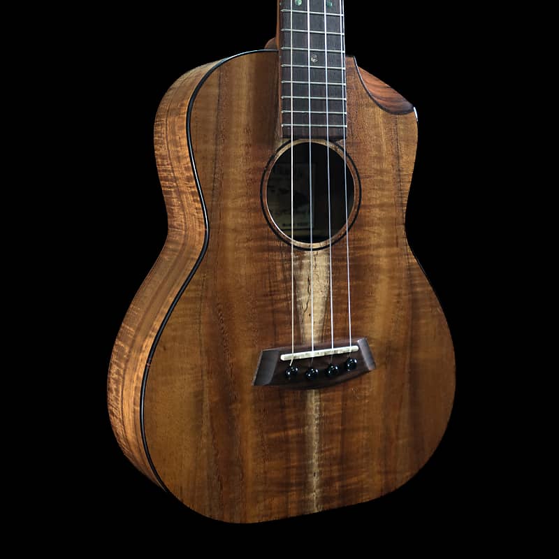 Kanilea KBSP T Tenor Ukulele, Figured Koa, Cutaway - USED | Reverb