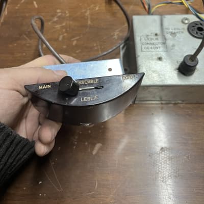 Leslie Main ensemble echo half moon switch with leslie | Reverb