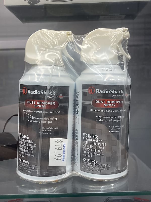 Radio Shack Dust Remover Spray 7 Oz 2 pack 2023 - New sealed | Reverb
