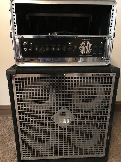 SWR Bass 750 Pro Amp & Goliath III 4x10 Cabinet | Reverb