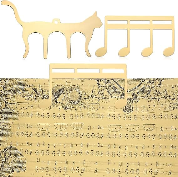 2Pcs Music Book Clip, Metal Music Book Clip Page Holder Music | Reverb