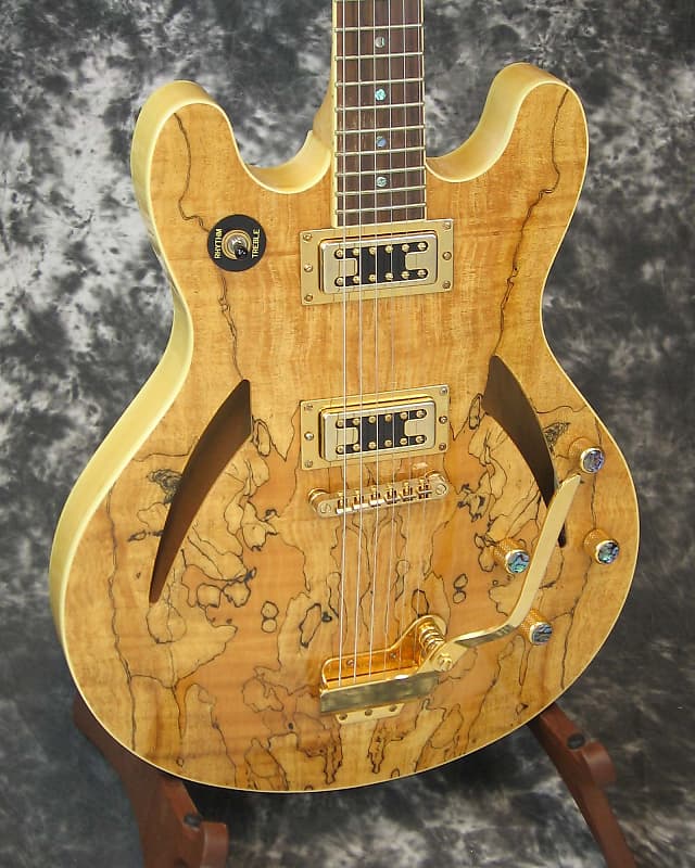 VG used Acepro AH-712NA spalted maple semi-hollow electric | Reverb