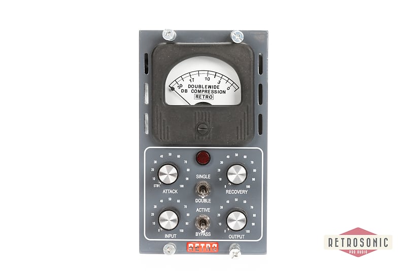 Retro Instruments Doublewide I Compressor 500 Series | Reverb