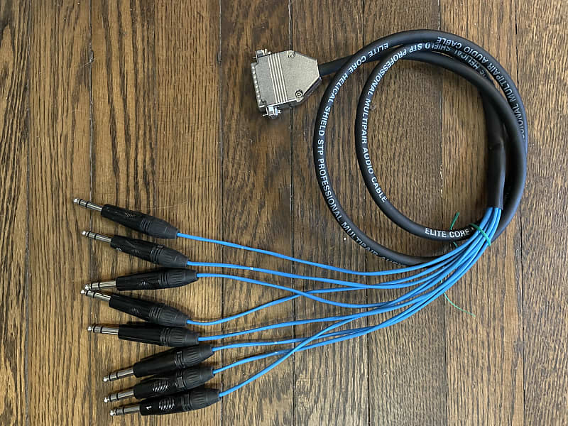 Elite core 5' d-sub 25-pin to 8 trs 1/4" | Reverb