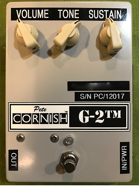 Pete Cornish G-2 Distortion Pedal / David Gilmour 2012 Grey | Reverb