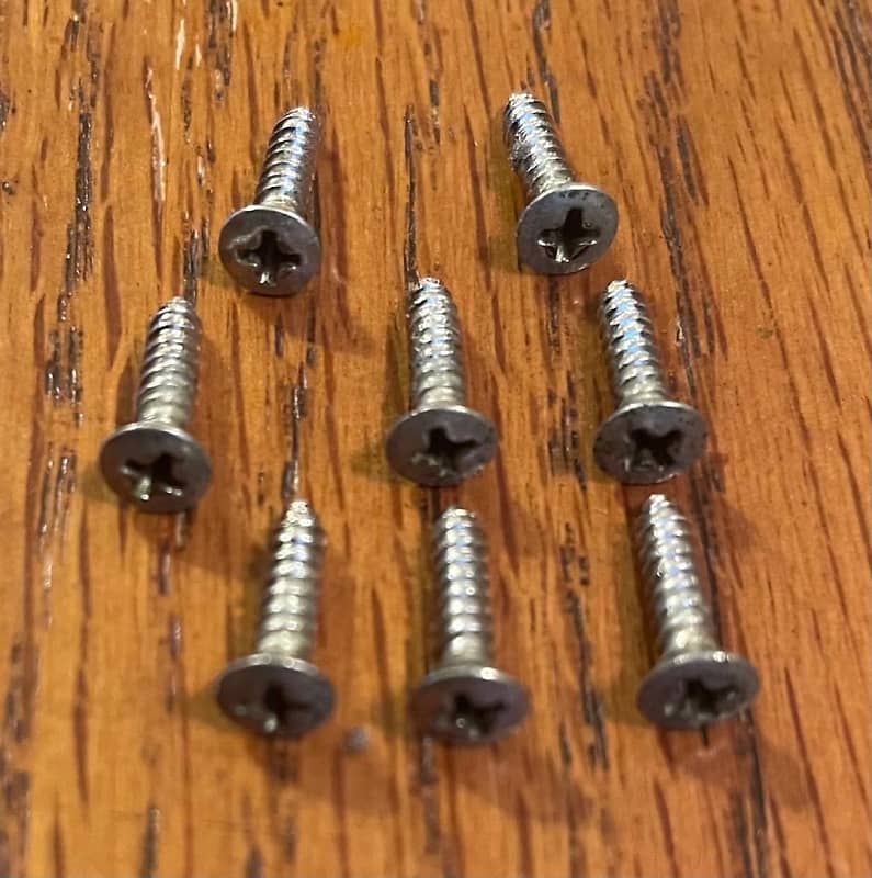 Vintage ORIGINAL 1957 Fender Telecaster Pickguard Screws RARE | Reverb