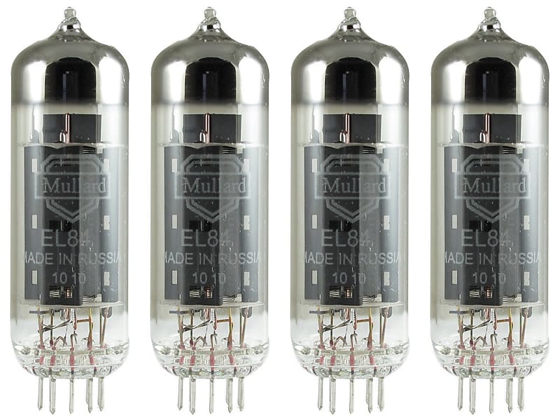 Mullard Reissue Power Vacuum Tube, EL84, Matched Quad | Reverb