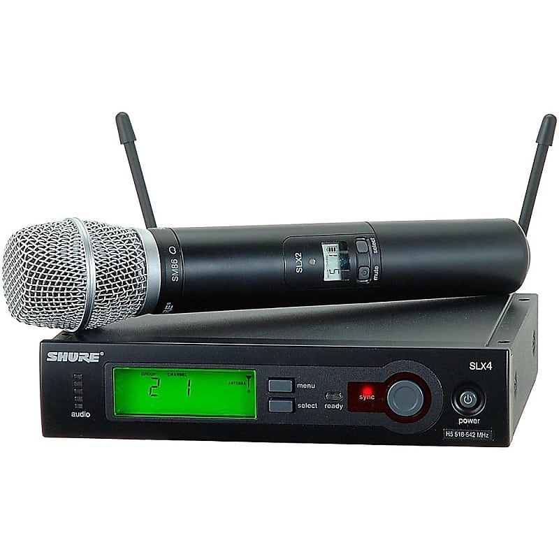 Shure SLX24/SM86 Wireless Microphone System Regular Band H19 | Reverb