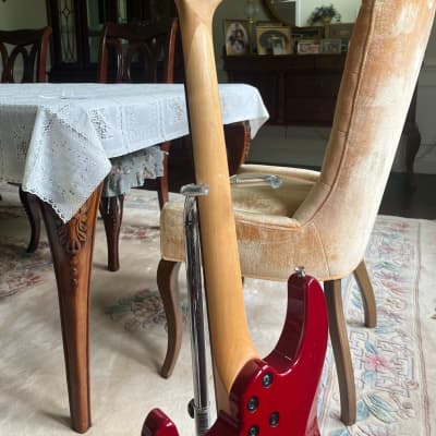 Yamaha RGX 820z Transparent Red Flame with Acoustic Ghost | Reverb