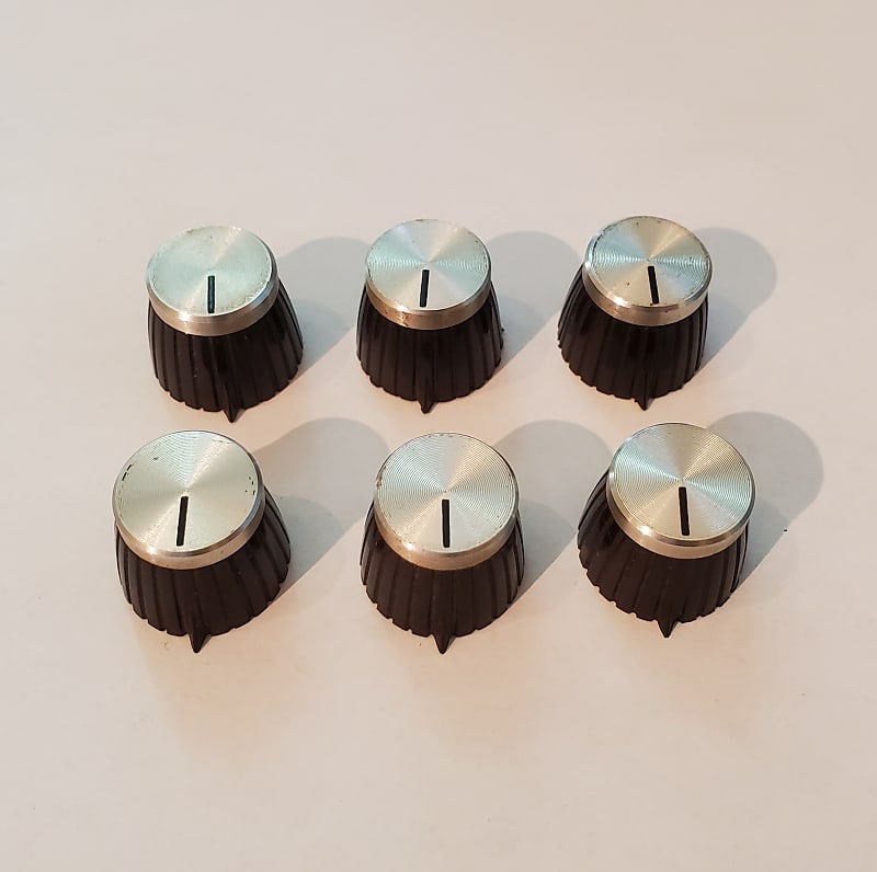 6 Marshall Pointer Knobs (JMP & JCM 800, Vintage 1980s) | Reverb