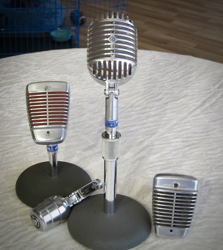 Shure Model 55 & (2) Shure Model 51 & EV 630 Lot of 4 Vintage | Reverb