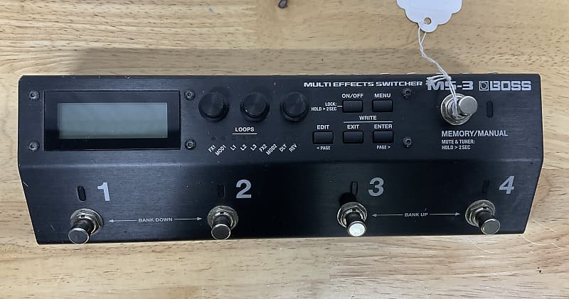 Boss MS-3 Multi Effects Switcher 2017 - Present - Black | Reverb