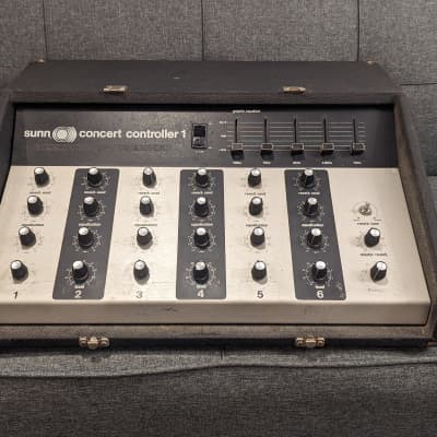 1970s Sunn Concert Controller 1 Solid State 6-Channel Amp | Reverb