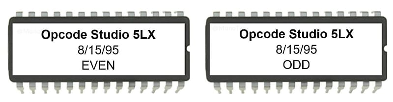 Opcode Studio 5LX - Version 8/15/95 Firmware OS update EPROM | Reverb