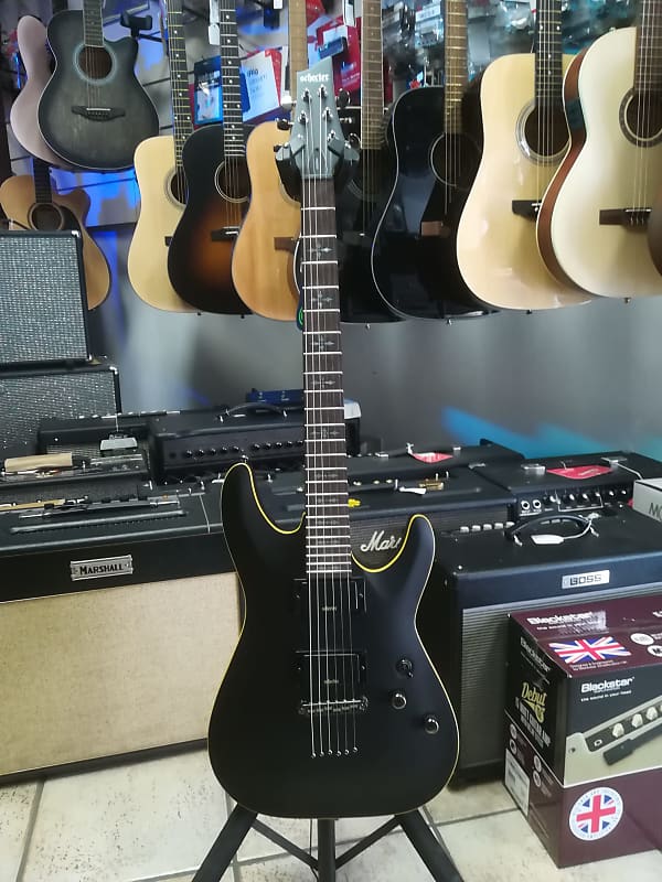 Schecter DEMON 6 - Satin Black | Reverb