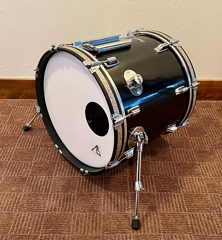 Rogers 1970's 18 x 16 bass drum with rare mount and DW | Reverb
