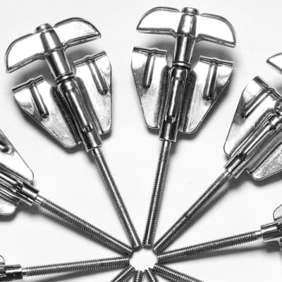 (10) Rogers Bass Drum Tension (Tuning) Rods and Claws / | Reverb