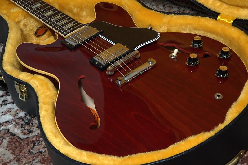 Gibson 64 ES-335 TDC Custom Shop, figured top, Cherry VOS | Reverb