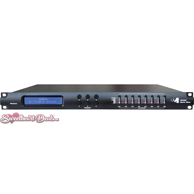 Marani DPA880 8x8 Pro Digital Matrix and Feedback Eliminator | Reverb