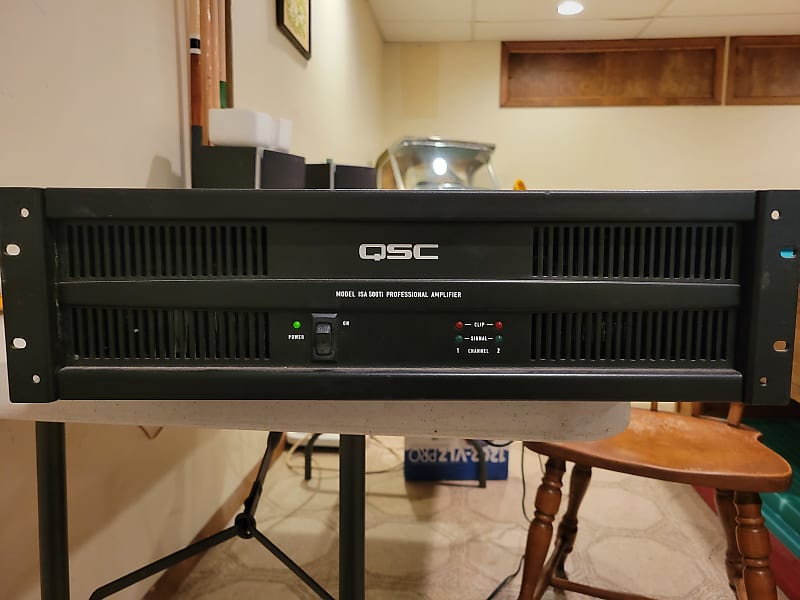 QSC Professional Amplifier ISA 500TI - Black | Reverb