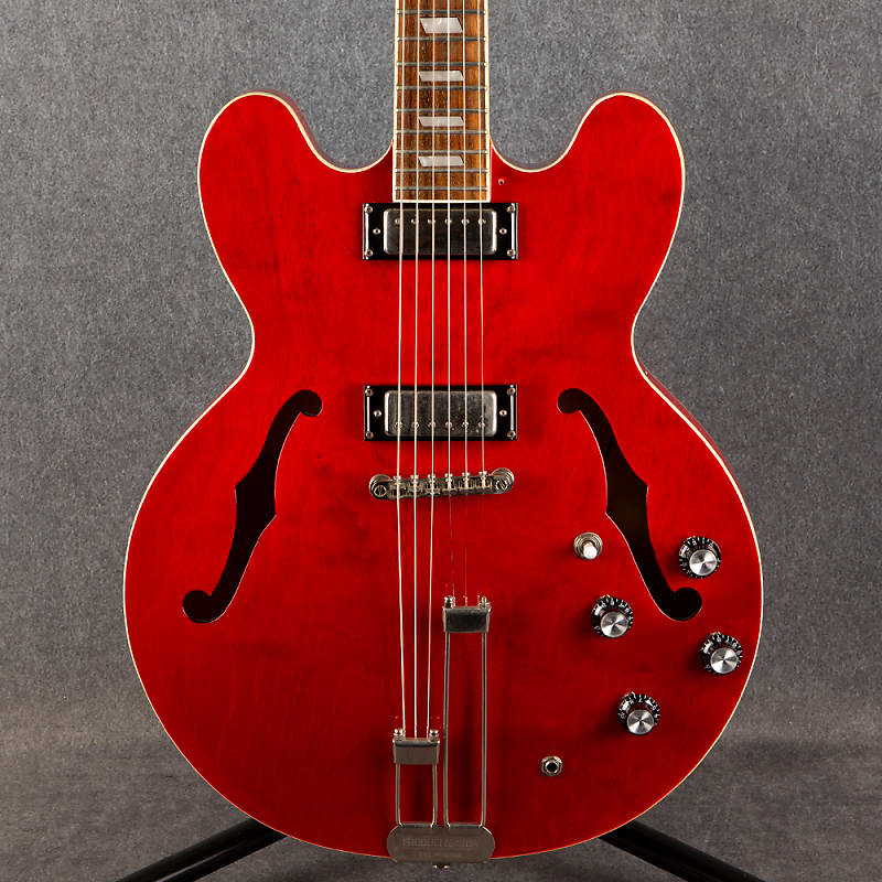 Epiphone Riviera Limited Edition Custom Shop - Cherry - 2nd | Reverb