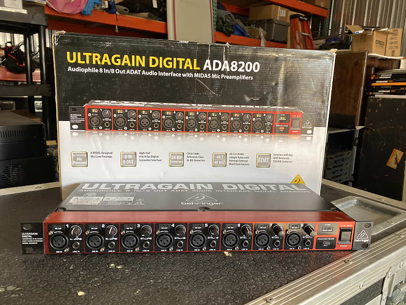 Behringer Ultragain Digital ADA8200 8 in/8 out ADAT Audio | Reverb