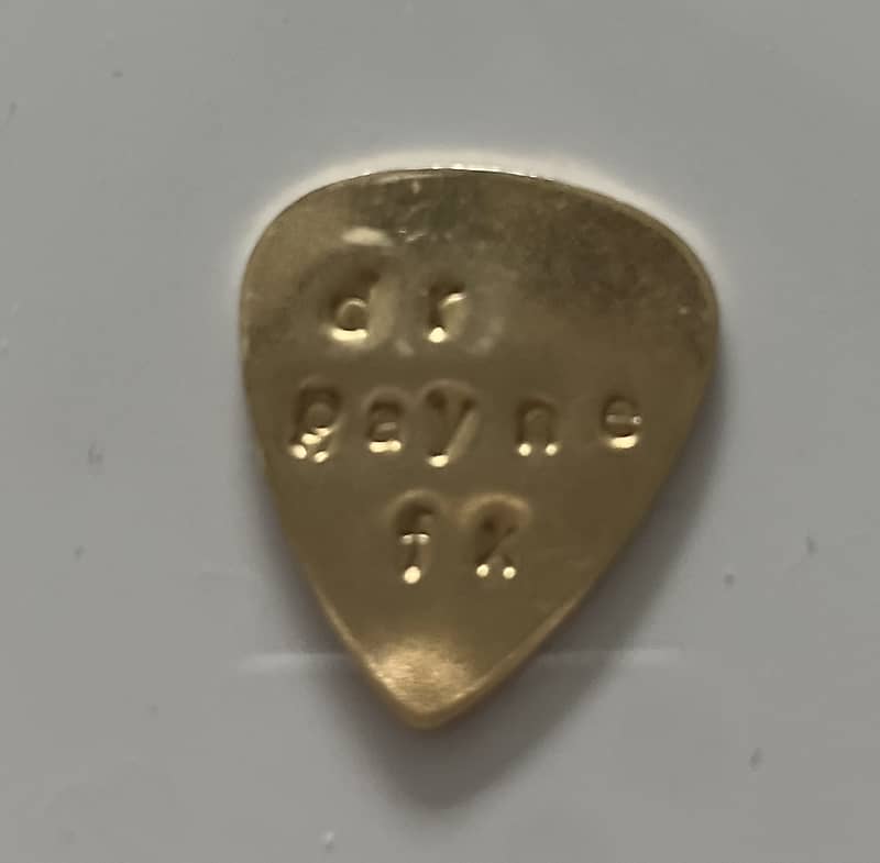 Dr. Payne Effects Stamped-brass pick | Reverb