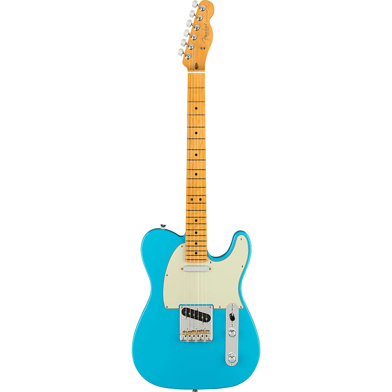Fender American Professional II Tele MN (Miami Blue) - | Reverb