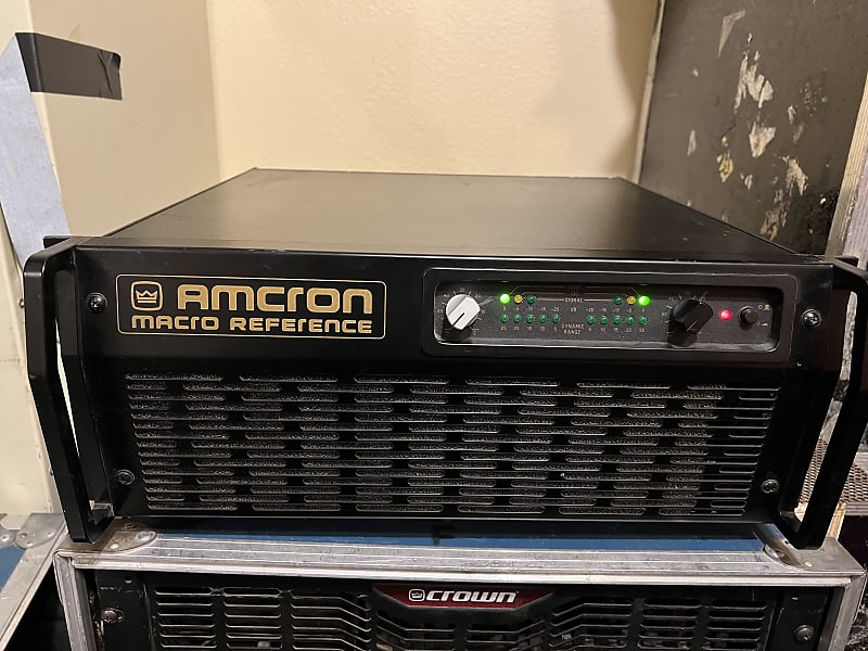 Crown Amcron Macro Reference 1970’s - Black | Reverb