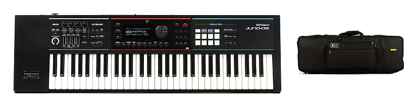 Roland JUNO-DS61 61-key Synthesizer Bundle with Roland CB-B61 | Reverb