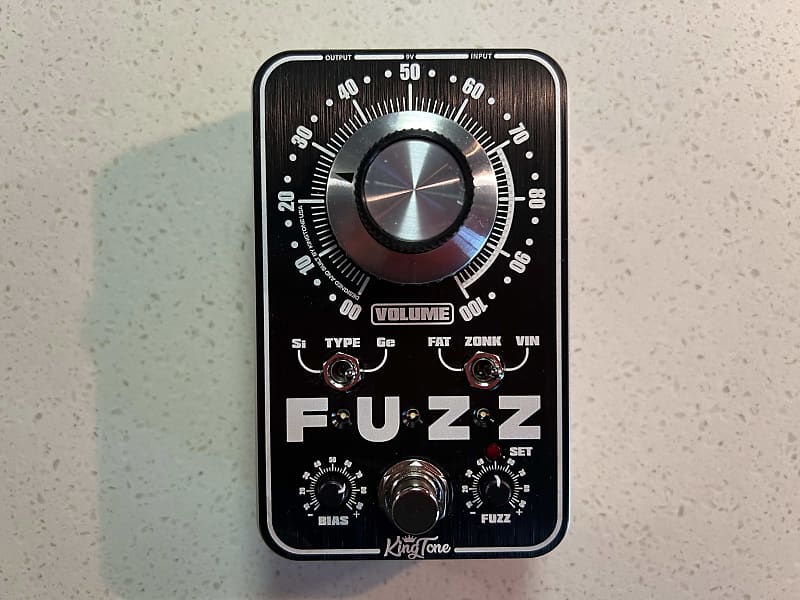 King Tone Guitar MiniFuzz V2 2022 Black Panel | Reverb