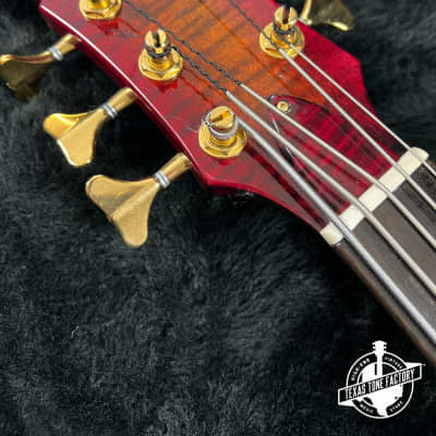 Pedulla Pentabuzz 5-string Fretless Buzz Bass 2003 - Cherry | Reverb