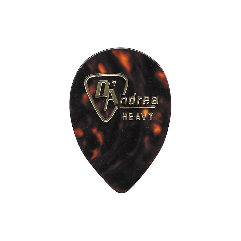 D'Andrea 358 Guitar Picks Teardrop Celluloid Jazz One Dozen | Reverb