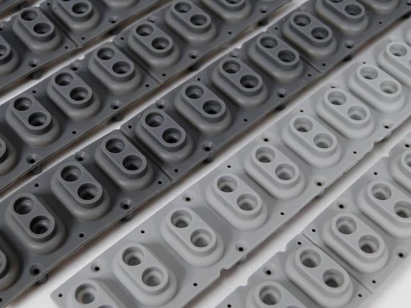 Keyboard Contact Rubber Strips w/ Carbon - 12 Pc Lot -Clean - | Reverb